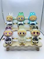 China POP MART LABUBU V2 Have a Set PVC Macarons Vinyl Face Series Heart Beating Trendy Plush Toy Figure Blind Box for sale