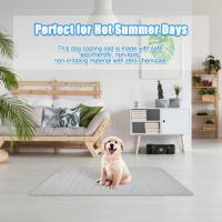 China Cooling Pad Reversible Pet Cool Mats Washable Dogs Cats Pet Non-Toxic Cooling Pads Summer Sleeping Kennel Mats for sale