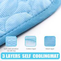 China Cooling Pad Reversible Pet Cool Mats Washable Dogs Cats Pet Non-Toxic Cooling Pads Summer Sleeping Kennel Mats for sale
