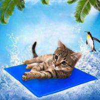 China Pet Blanket Cooling Dog Mat Comfortable Dog Bed Cooling Mat Famicheer Fashionable Solid Washable Waterproof Nylon for sale
