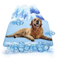 China Pet Blanket Cooling Dog Mat Comfortable Dog Bed Cooling Mat Famicheer Fashionable Solid Washable Waterproof Nylon for sale