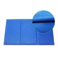 China Summer Mat Cooling Ice Silk Pad Washable Pet Cooling Pad Folding Dog Cat Mat for sale