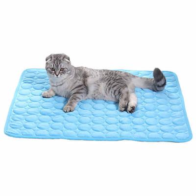 China Wholesale Washable Dog Cooling Mat Ice Silk Cooling Mat Pet Self Dog Cooling Pad for Indoor & Outdoor Car Seats for sale