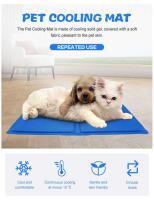 China Dog Cooling Mat Summer Pet Cold Bed Extra Large for Small Big Dogs Pet Accessories Cat Durable Blanket Sofa Cat Ice Pad Blanket for sale
