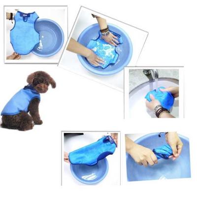 China Cool Summer Cooling Dog Coat Breathable 'Ice Mesh' Pet Clothes Lightweight UV Resistant Home Wear Outfit for sale