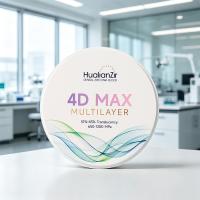 China 650-1200Mpa Zirconia Milling Disc Dental Zirconia Blank 15 Layer Color Grandient for sale