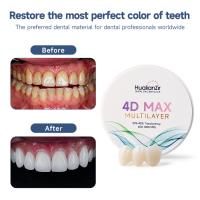 China Denture Material CAD CAM Zirconia Block Multilayer Custom Logo 51% Transparency for sale