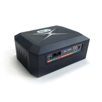 China Smart Mini UPS 60w Power Capacity Smart Ups Power Supply For Modem / IP CCTV Camera for sale