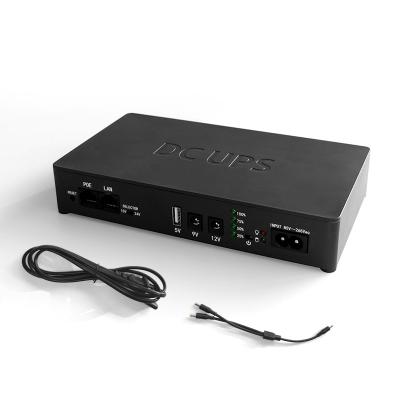 China 1A/2A Output Current Mini UPS Power Supply Backup For Laptop Router Support for sale