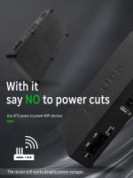 China Mini UPS Power Backup UPS Power Supply With Lithium Batteries For Wifi Router for sale