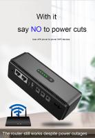 China 18w Mini Poe Ups 5V 9 12V Mini DC UPS System For Router Modem Camera for sale
