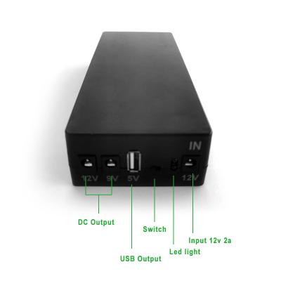 China 36W Output Power Mini UPS For Router And Modems Wifi Router Backup Power Supply for sale