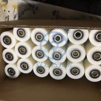 China 80x70mm Nylon Pallet Truck Wheels 600KG White Pallet Jack Loaded Wheels With Bearings Wholesales for sale