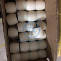 China 80mm Diameter Durable Nylon Load Wheels With Bearings For Manual Pallet Jacks for sale