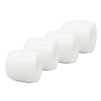 China 80mm Diameter Durable Nylon Load Wheels With Bearings For Manual Pallet Jacks for sale