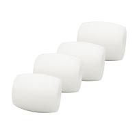 China 80x70mm White Nylon Wheels 600kg Loading Pallet Jack Loaded Wheels Ball Bearing for sale
