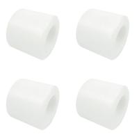 China 80x70mm Nylon Load Wheels High Capacity White Pallet Jack Wheels With Bearings for sale