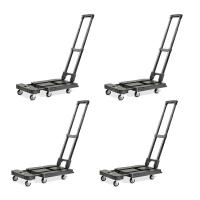 China Combinable Folding Platform Trolley 100kg , Small Portable Trolley Cart Six Wheels Wholesales for sale