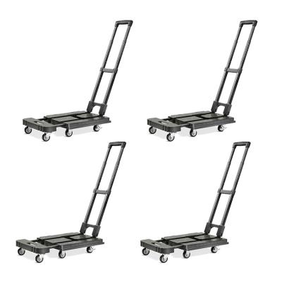 China Combinable Folding Platform Trolley 100kg , Small Portable Trolley Cart Six Wheels Wholesales for sale