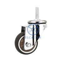 China 38mm Furniture Casters Small Silent Wheel Swivel Plate Coffee Machine Caster Wheels for sale