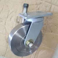 China 12 Inch Forged Steel Solid Wheels Super Heavy Duty Casters Rotating 3000KG Loading for sale