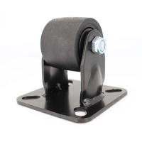 China Low Height Rigid Plate Nylon Casters 2 Inch Heavy Duty Low Profile Solid Wheels for sale