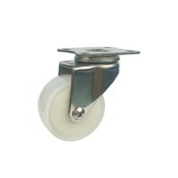 China 2 Inch Small Size Light Duty Stainless Steel Casters Waterproof Solid Nylon Caster Wheels OEM for sale