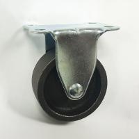 China 50mm Cast Iron Wheel Light Duty 360 Degree Rotating Vintage Iron Caster Wheels Low Profile for sale