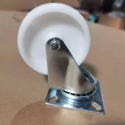 China 3 Inch Rotating Swivel Casters Plastic Light Duty Casters Solid Wheel For Furniure for sale