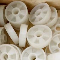 China 1650 1850 2050Nylon Hand Pallet Truck Wheels Solid White Drive Wheels Front Wheels For Pallet Jacks Wholesale for sale