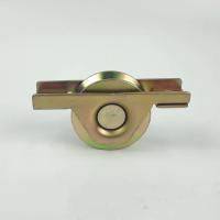 China Sliding Track Groove Caster Solid Steel Cast Iron V Groove Wheels Wholesale for sale