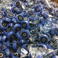 China 3 Inch Swivel TPR Wheels Medium Duty Blue TPR Trolley Casters for sale