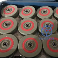 China 5 Inch Swivel PP Sandwich Casters European Castors Top Plate Wholesale for sale