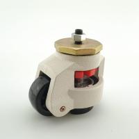 China 100-500KG Threaded Stem Adjustable Leveling Casters Machine Wheels for sale