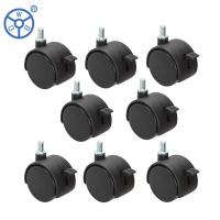 China 2-4 Inches Swivel Radius Soft Casters Up To 144 Lbs Load Capacity for sale