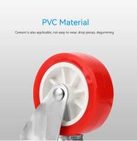 China Zinc Plated Plate Mount Swivel Casters For Heavy Duty for sale
