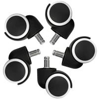 China 2-3/8 Inch Overall Height Light Duty Casters For Convenient Mobility for sale