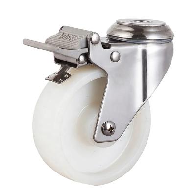 China Gray Wheel 3-1/2 Inch Top Plate Swivel Medium Duty Casters For 0-180°F Temperature for sale