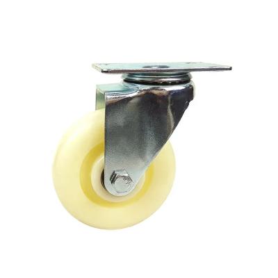China 1/4 Inch Bolt Hole Size Gray Medium Load Casters With Wheel Color 300Lbs Capacity for sale