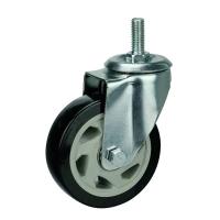 China Gray Wheel Color Medium Duty Casters With Ball Bearing  5-3/4 Inch Overall Height for sale