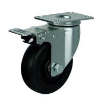 China Polyurethane 5-3/4 Inch High Capacity Casters Bolt Hole Spacing 2-7/8 X 2-7/8 Inch Overall Height for sale