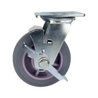 China 100mm Heavy Duty Casters With 837lbs Load Capacity For Industrial Machinery for sale