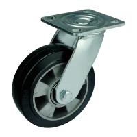 China 837lbs Wheel Capacity Industrial Caster 144mm Overall Length Smooth Easy Movement for sale