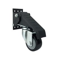 China Double Ball Bearing Workbench Casters 2.5 Inch Wheels Corrosion Resistance for sale