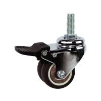 China 275lbs Loaded Capacity Medical Casters With 4 Inch Wheel Size 4 Inches Overall Height for sale