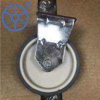 China Plate Mounting Type Light Duty Casters For Temperature Range -20 To 100 Degrees Celsius for sale