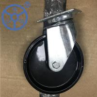 China Plate Mounting Type Light Duty Casters For Temperature Range -20 To 100 Degrees Celsius for sale