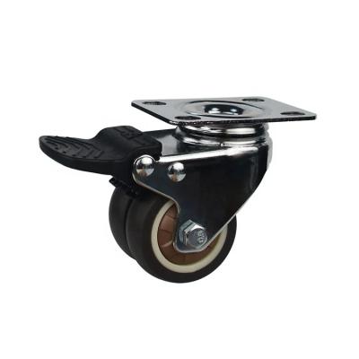 China Plastic Wheel Core Light Duty Casters Load Capacity Up To 144 Lbs 19-24mm Wheel for sale