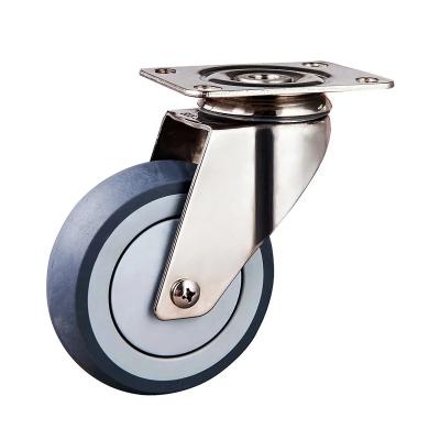 China Zinc-Plating Light Duty Casters For Heavy Duty And Temperature Environments for sale