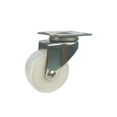 China 0.25 Inches Plate Thickness Stainless Steel Casters With Total Lock Brake Type And 45mm Wheel Width for sale